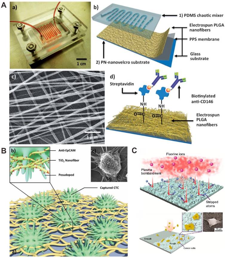 Nanomaterial-based Microfluidic Chips for the Capture and Detection of ...