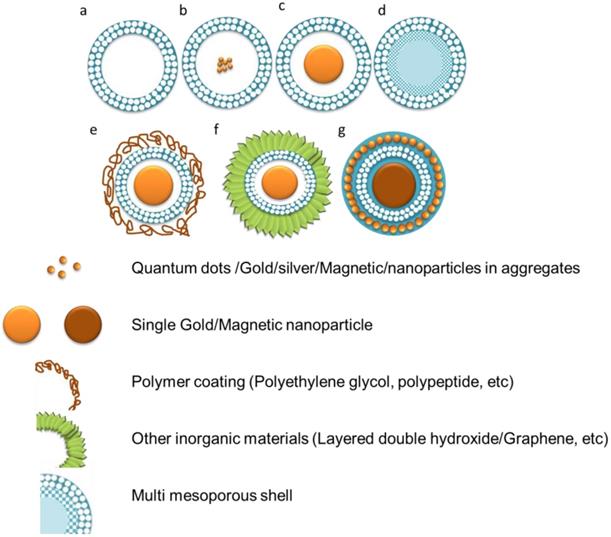 Theragnostic potentials of core/shell mesoporous silica nanostructures